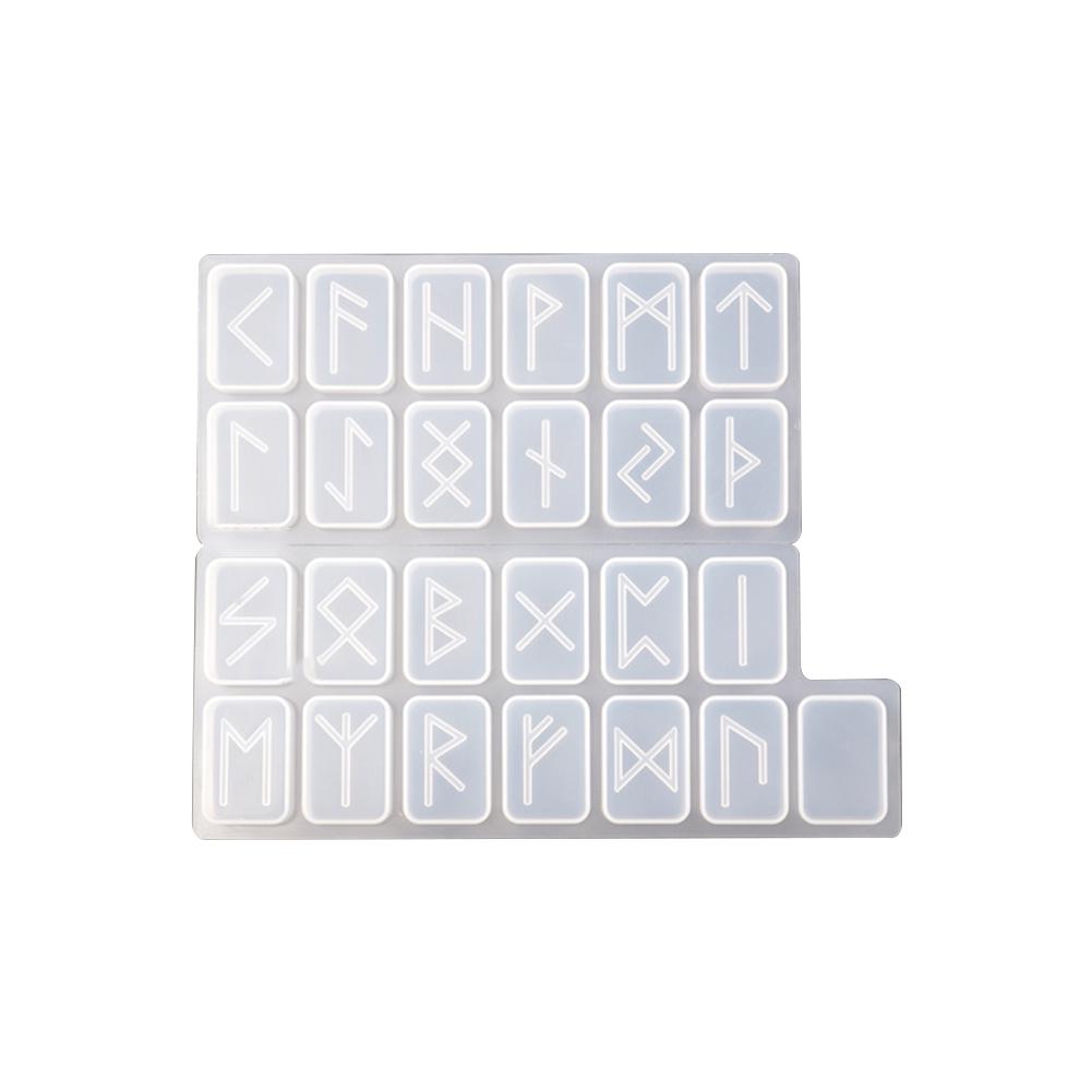 Cheap 2Pcs DIY Rune Symbol Resin Molds Mirror Energy Sign Crystal Epoxy ...