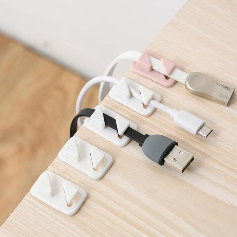 Buy 12 Pcs of Desktop Wire Fixing Buckle Adhesive Mini Cable Clamp at ...