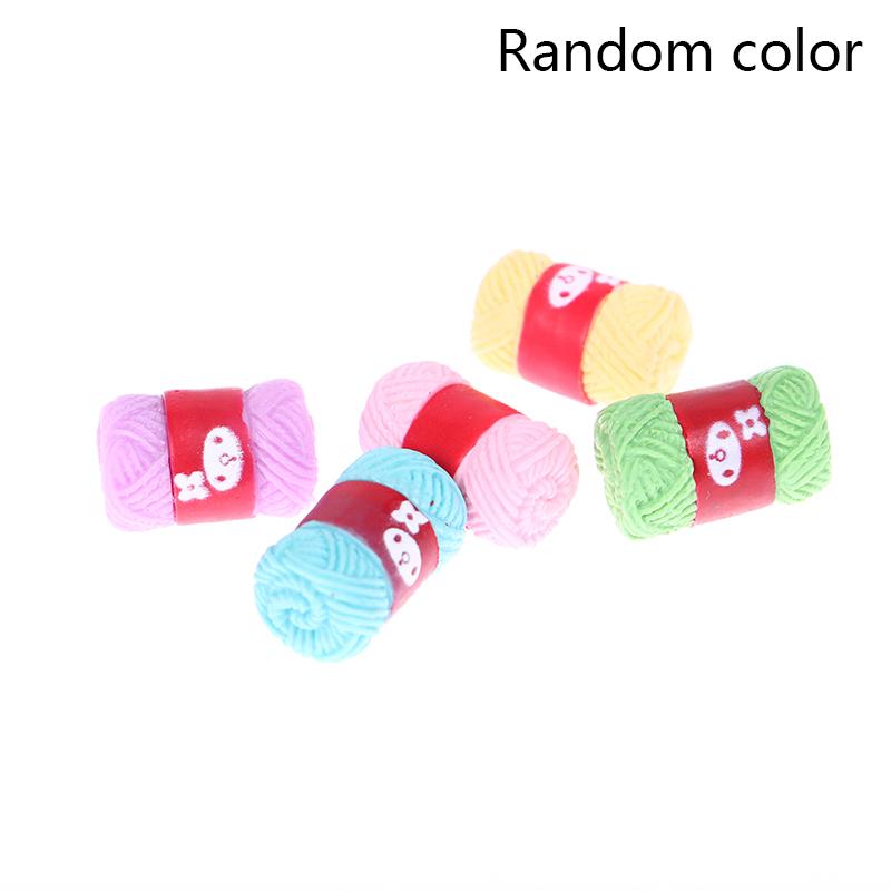 Buy Simulation Wool Ball Resin Jewelry Accessories Miniature Food Play ...