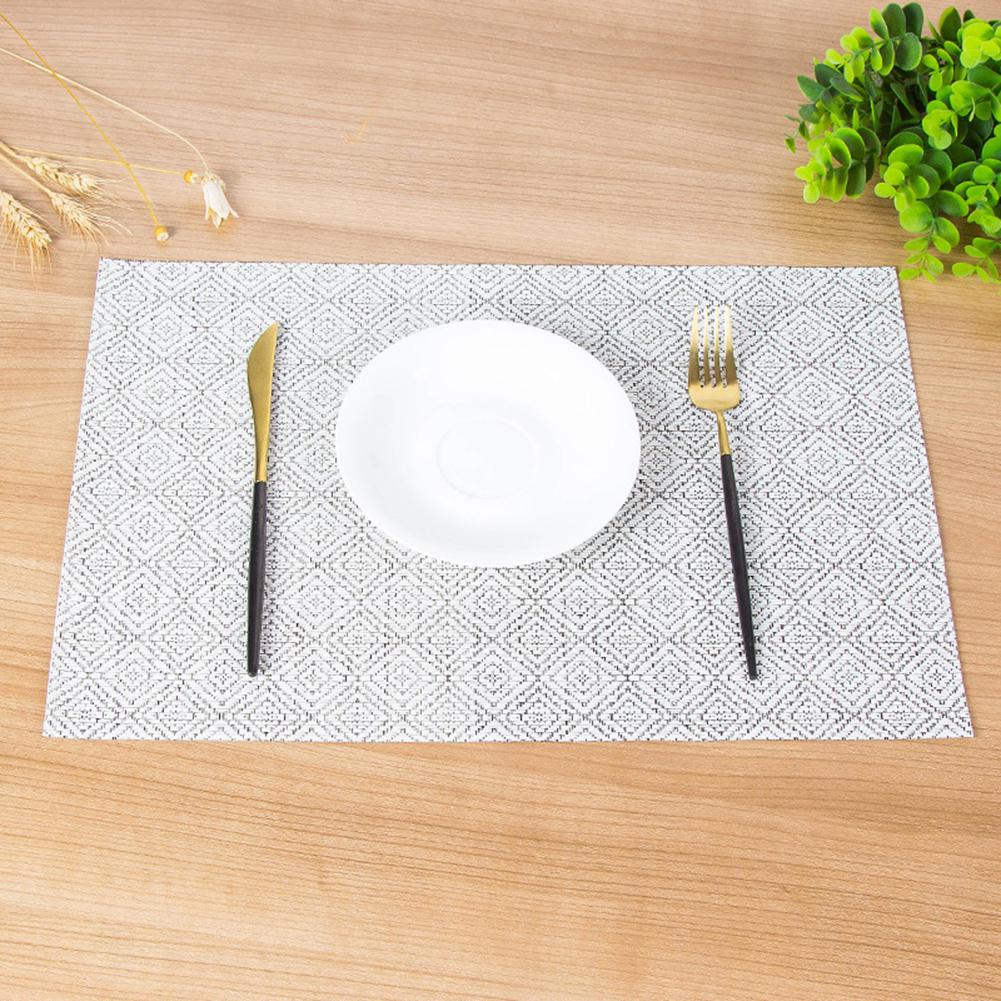 Buy Washable 45x30cm Dinning Bowl Pad Placemat Dish Table Insulation ...