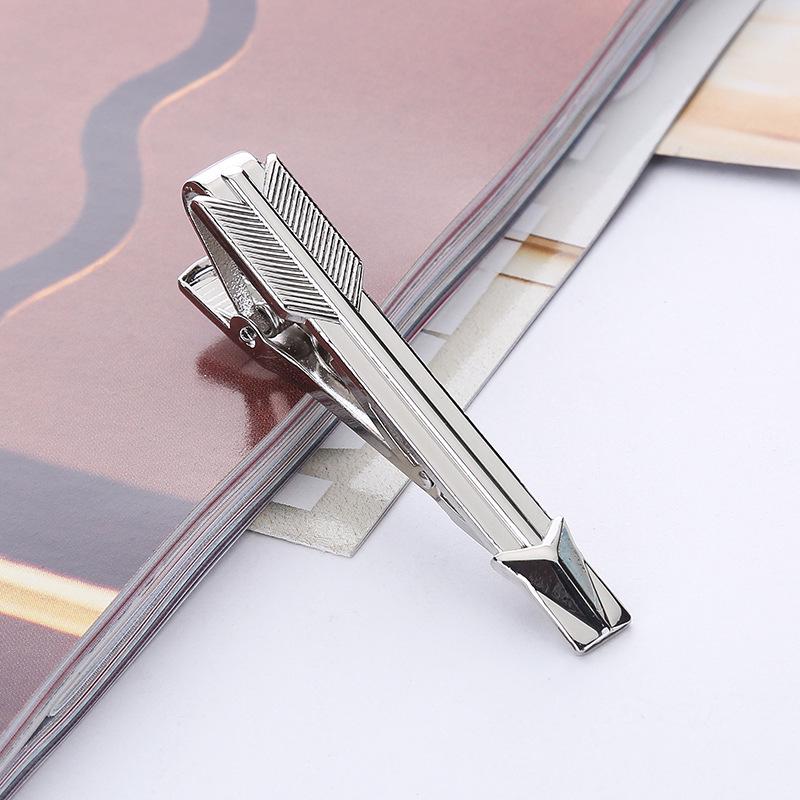 Men's Tie Clip Formal Business Suit Tie Clip Buckle Metal Pin Clip ...