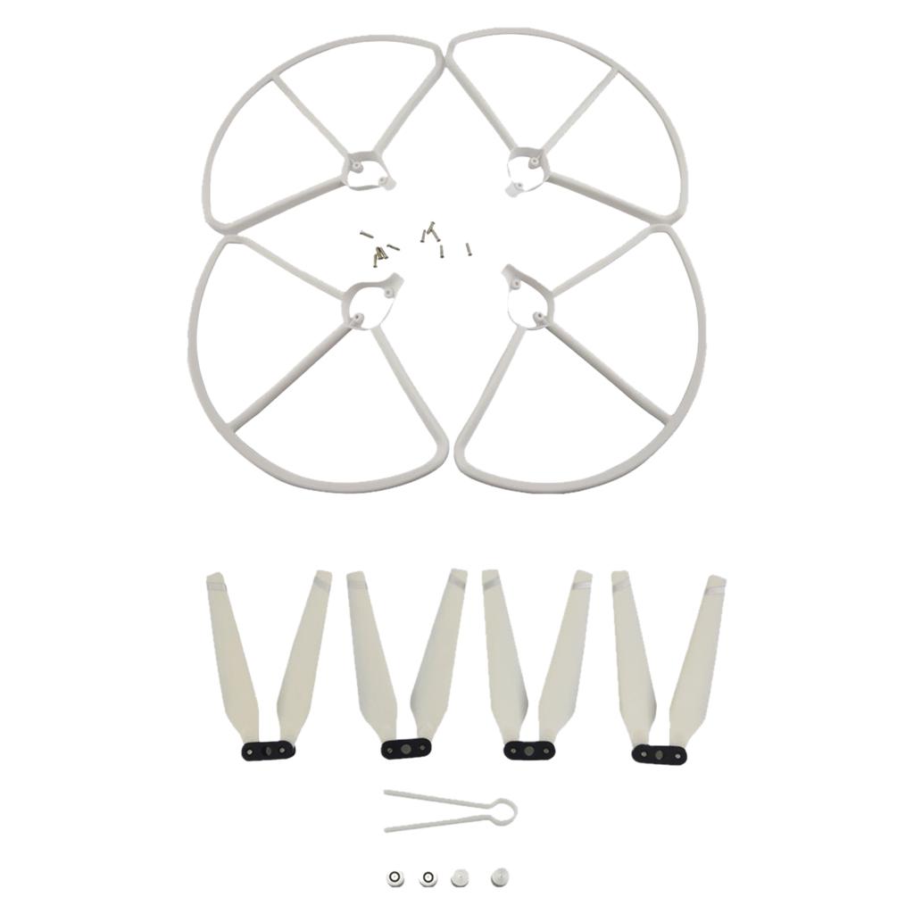 4 Pieces RC Drone Protective Cover with Foldable Propeller for Hubsan ...