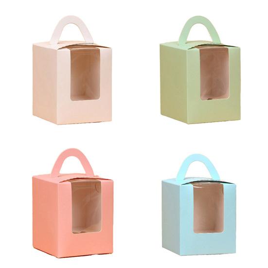 Cheap Cake Box Clear Window Container with Handle Party Gift | Joom
