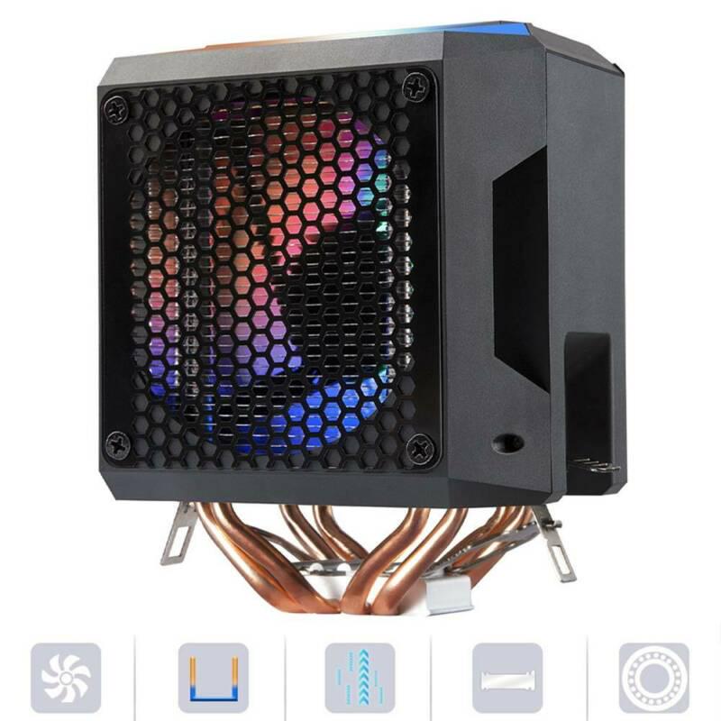 Aluminum Copper Tube Silent CPU Cooler Fan Cooling Radiator Heatsink ...