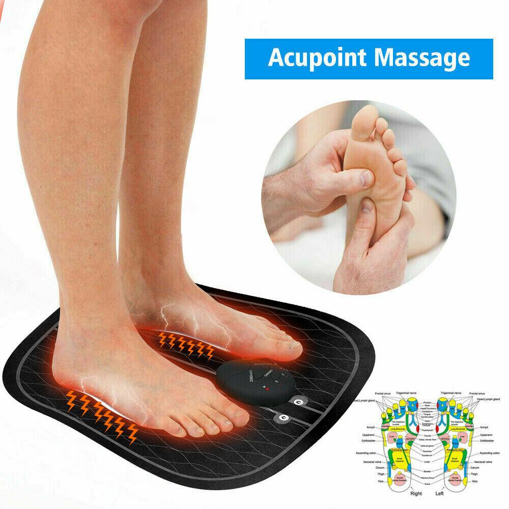 Buy Electric EMS Foot Massager Feet Relax Deep Kneading Shiatsu Toe ...