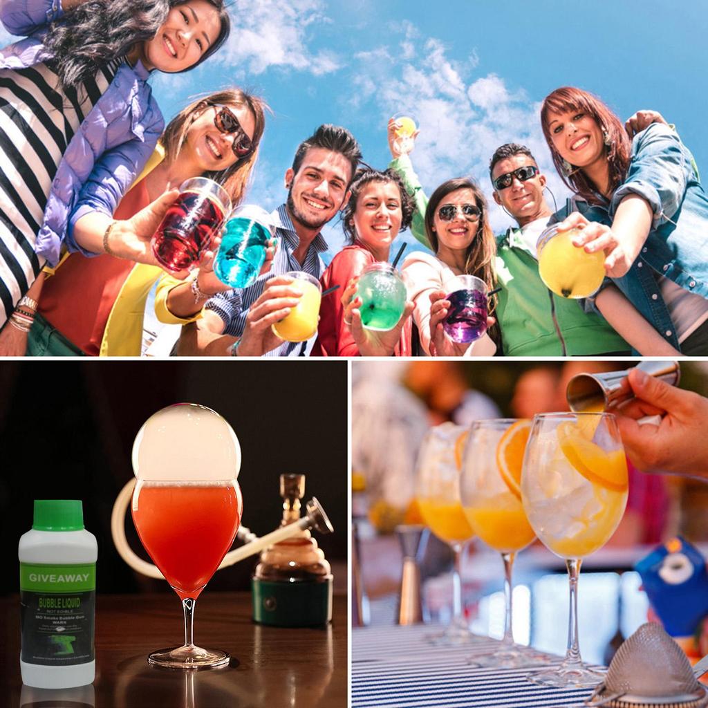 Cocktail Smoker | Smoke Bubble Machine For Drinks | Portable Molecular ...