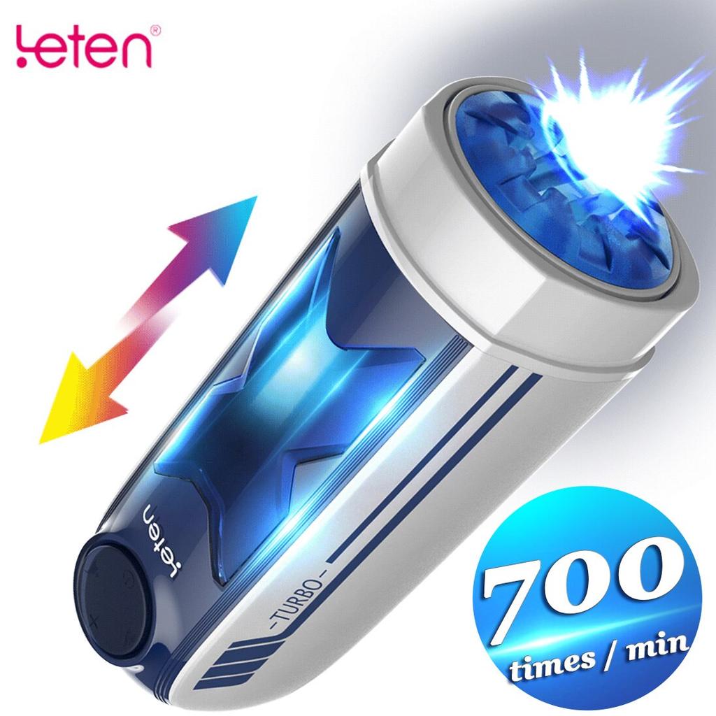Buy Leten X-celerate TURBO Fully Automatic Piston High Speed Telescopic Male Masturbator Cup ...