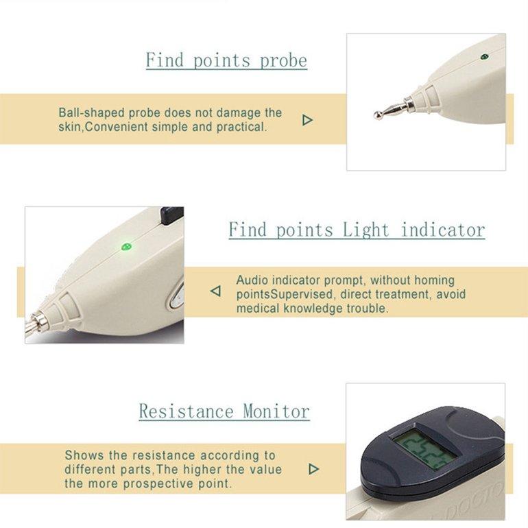 Buy Zao Ren Jduhf Acupuncture Pen Rechargeable Automatic Point-seeking ...