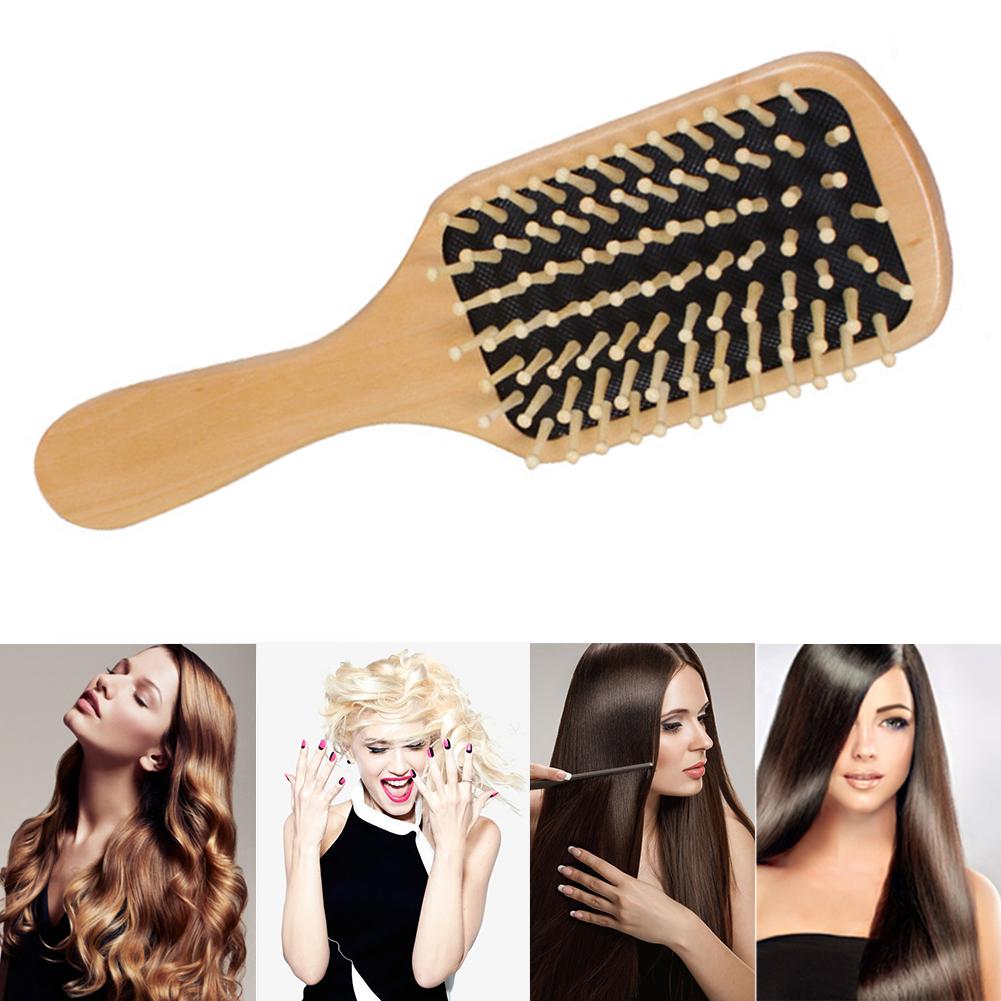 Buy Beauty Comb Hair Care Brush Massage Wooden Spa Massage Comb ...