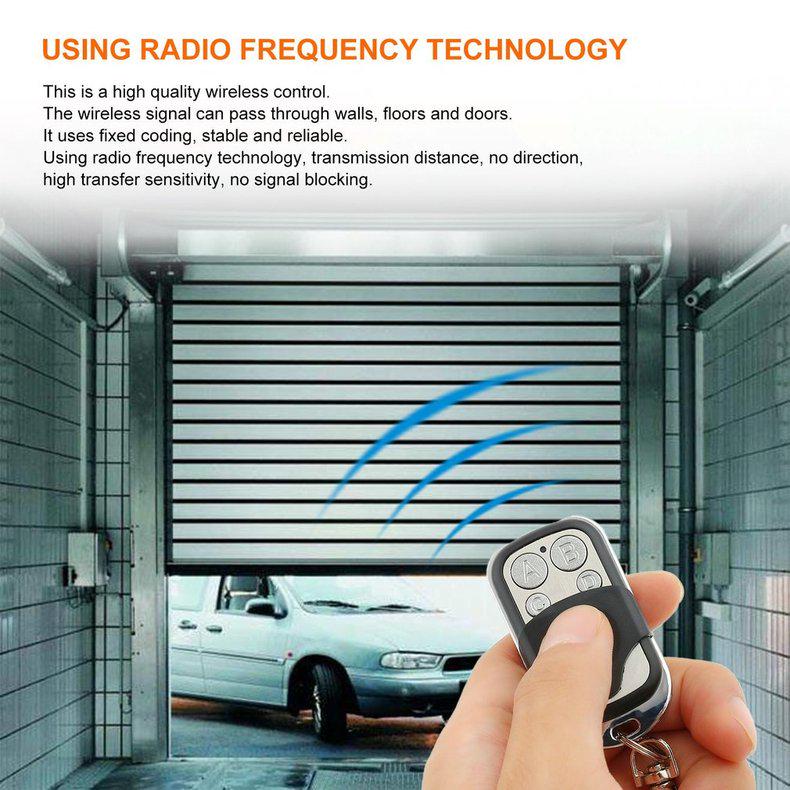 IGG-RF Remote Control Key 4 Channel ABCD Electric Garage Door Car Keys ...