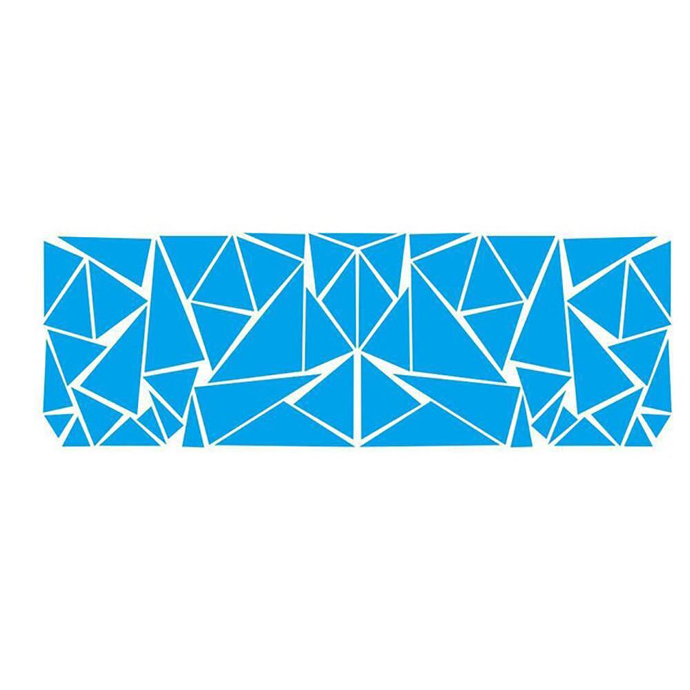 Car Body Side Freestanding Geometric Triangle Graphics Sticker White ...