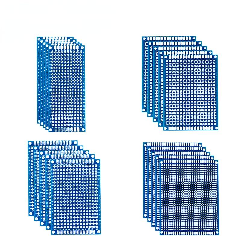 Universal PCB 5x7 4x6 9x7 2x8 Blue Double Side Prototype PCB Printed ...