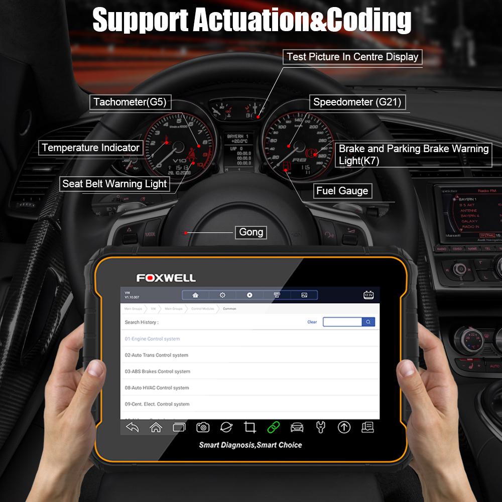 Buy FOXWELL GT60 Plus Android Tablet OBD2 Scanner ABS Bleeding SAS BRT ...