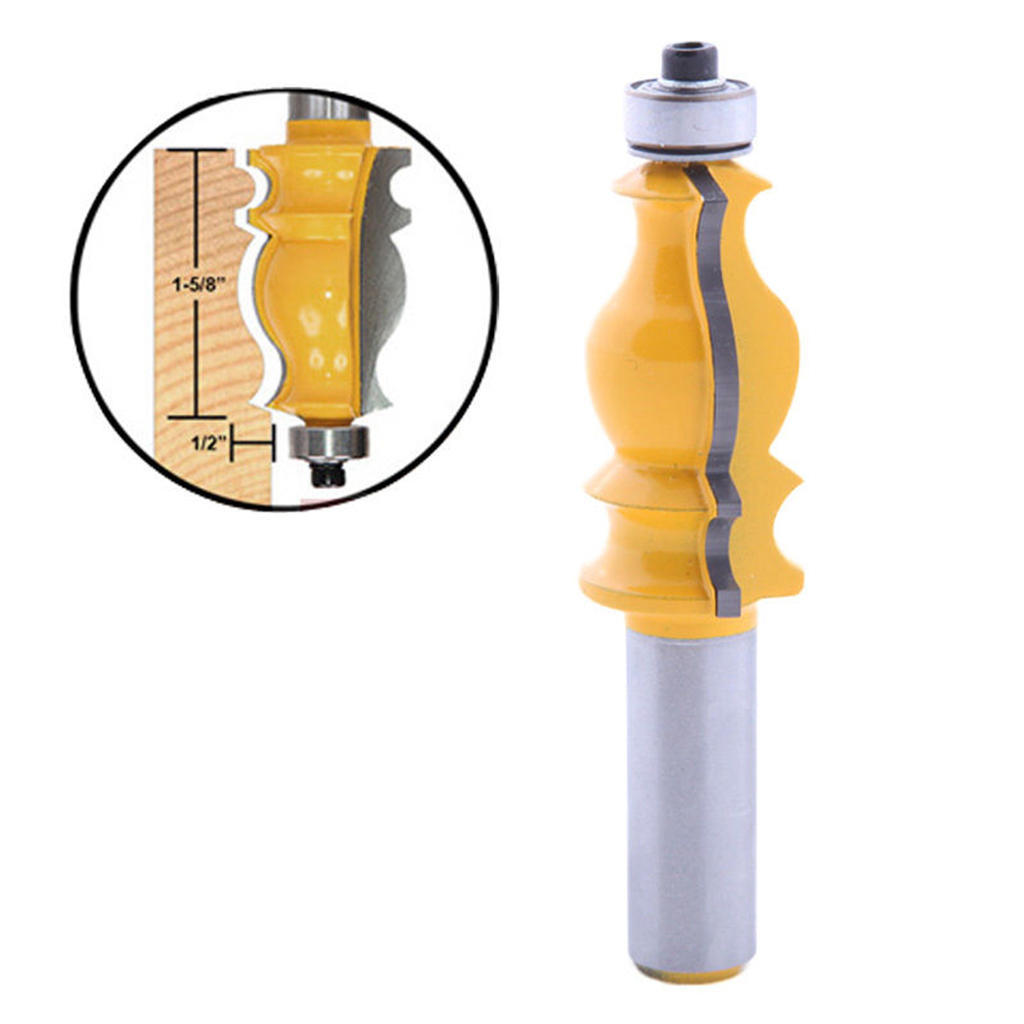 Buy 1/2'' Shank Shaker Rail Stile Router Bit Woodworking Carpenter ...
