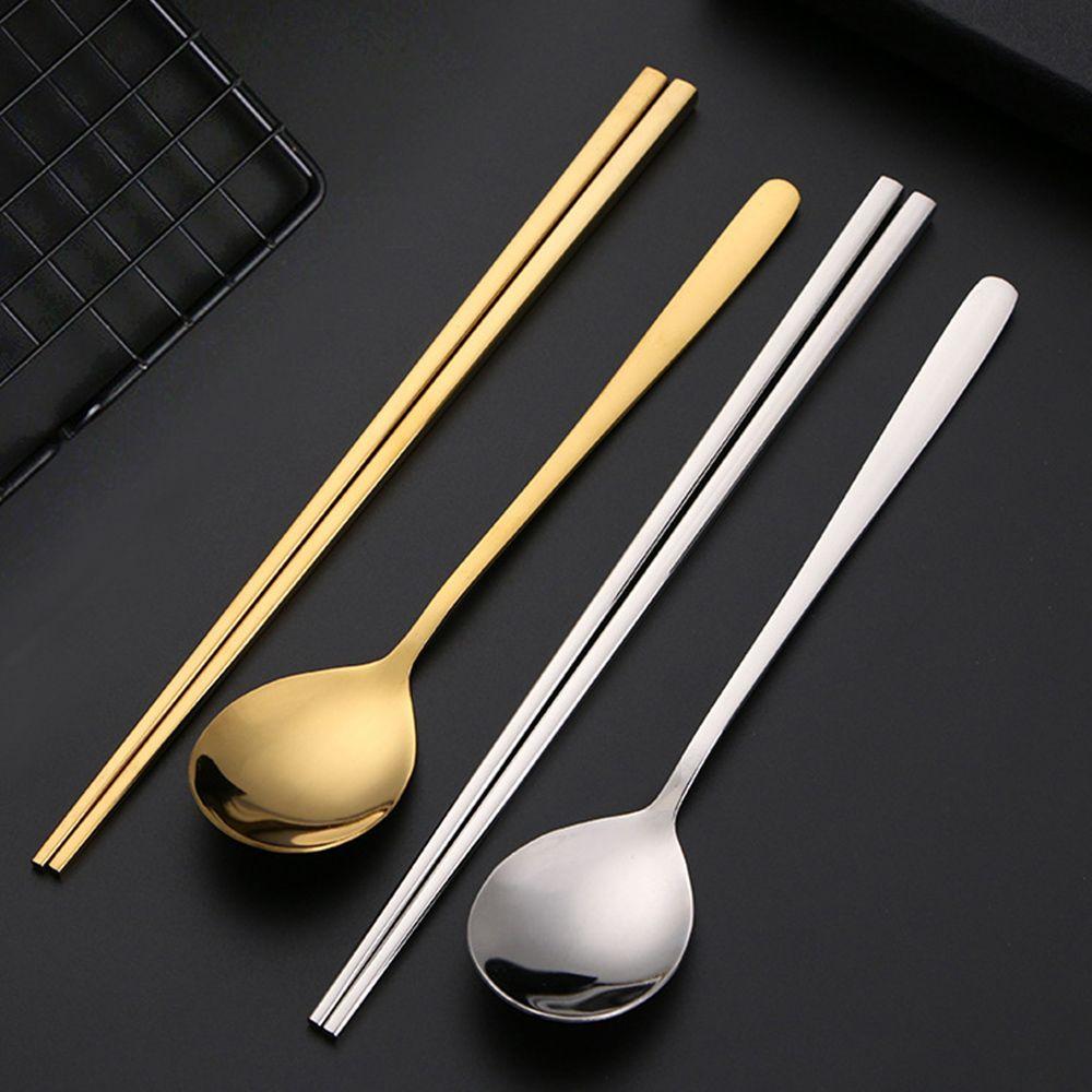 Buy Lunch Dessert Spoons Food Chopsticks Spoon Set Restaurant Tableware ...