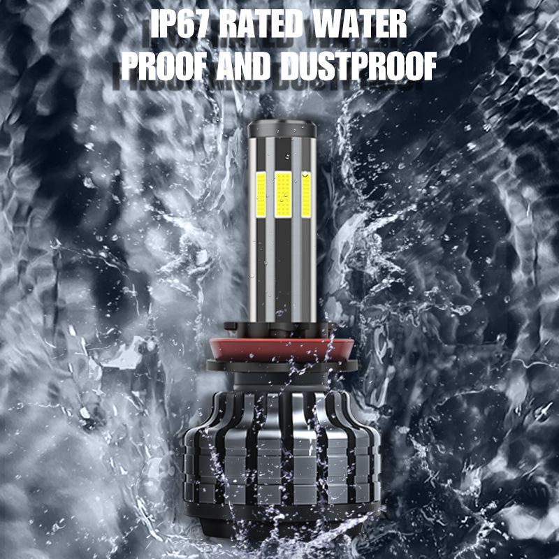 Cheap 2Pcs Car H4 LED Headlight 6 Sides H7 H1 H8 H11 HB3 HB4 9005 9006 50W 10000lm Bulb Canbus ...