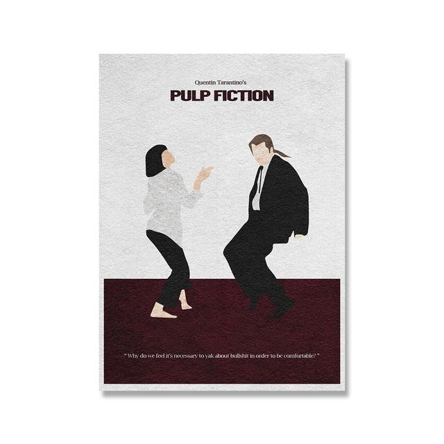 Cheap Nordic Minimal Poster Pulp Fiction Music Prints Music Canvas ...