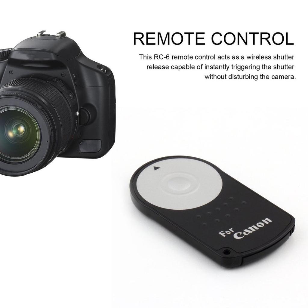 IR Infrared Wireless Remote Control Camera Shutter Release for Canon RC ...