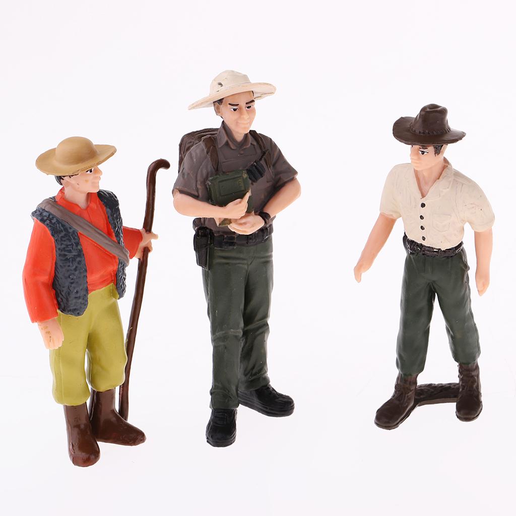 Buy Simulation People Model Farmer Characters Action Figures Hand ...