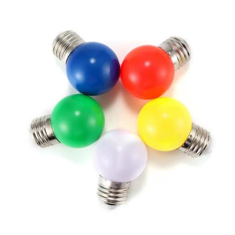 💰Köp billigt online 5 color Led bulb E27 color red light blue yellow ...