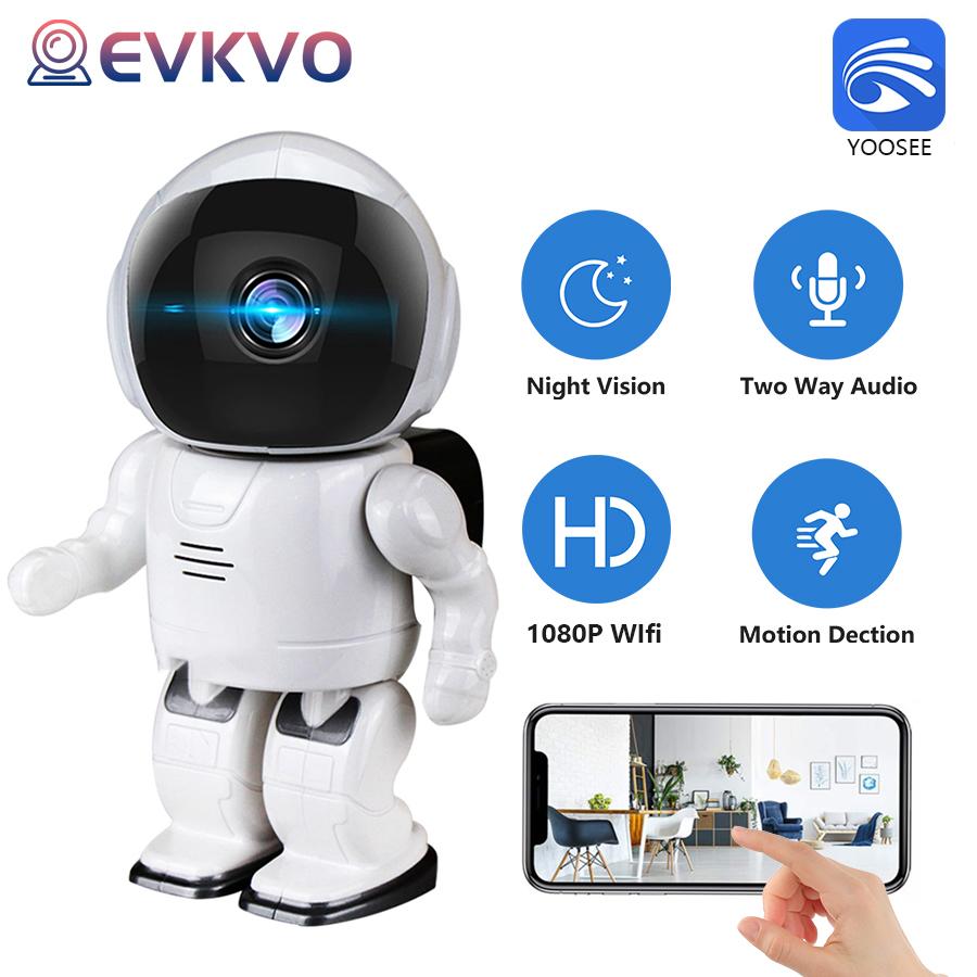 Buy 1080P Wifi Cloud Home Security Camera, Robot Intelligent Tracking ...