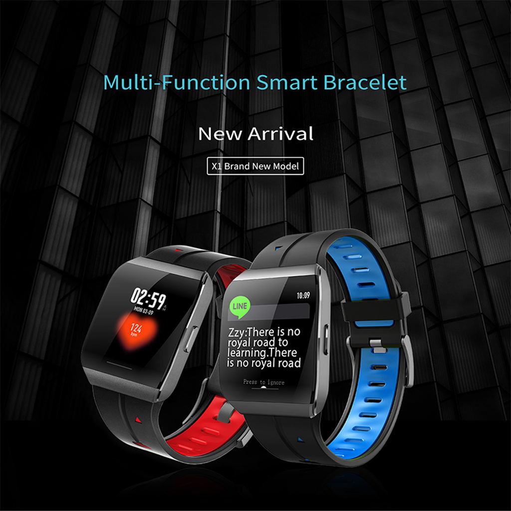 Waterproof Sports Smart Watch heart Rate Blood Pressure Monitor for iOS ...
