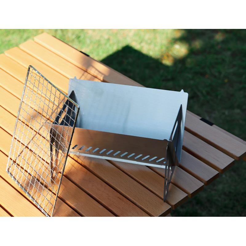 Cheap Outdoor folding card stove stainless steel grill | Joom