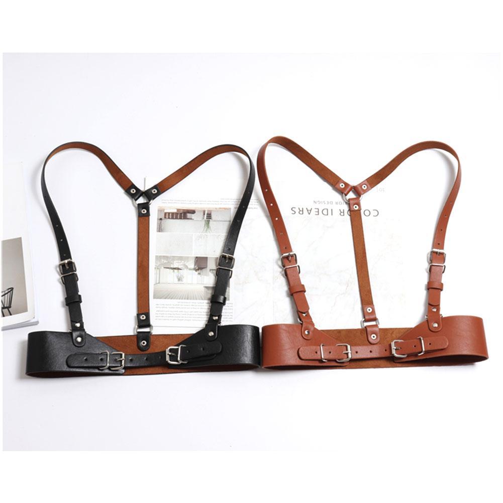 Cheap Women Sexy Garters Faux Leather Waist Belt Crop Top Cincher ...