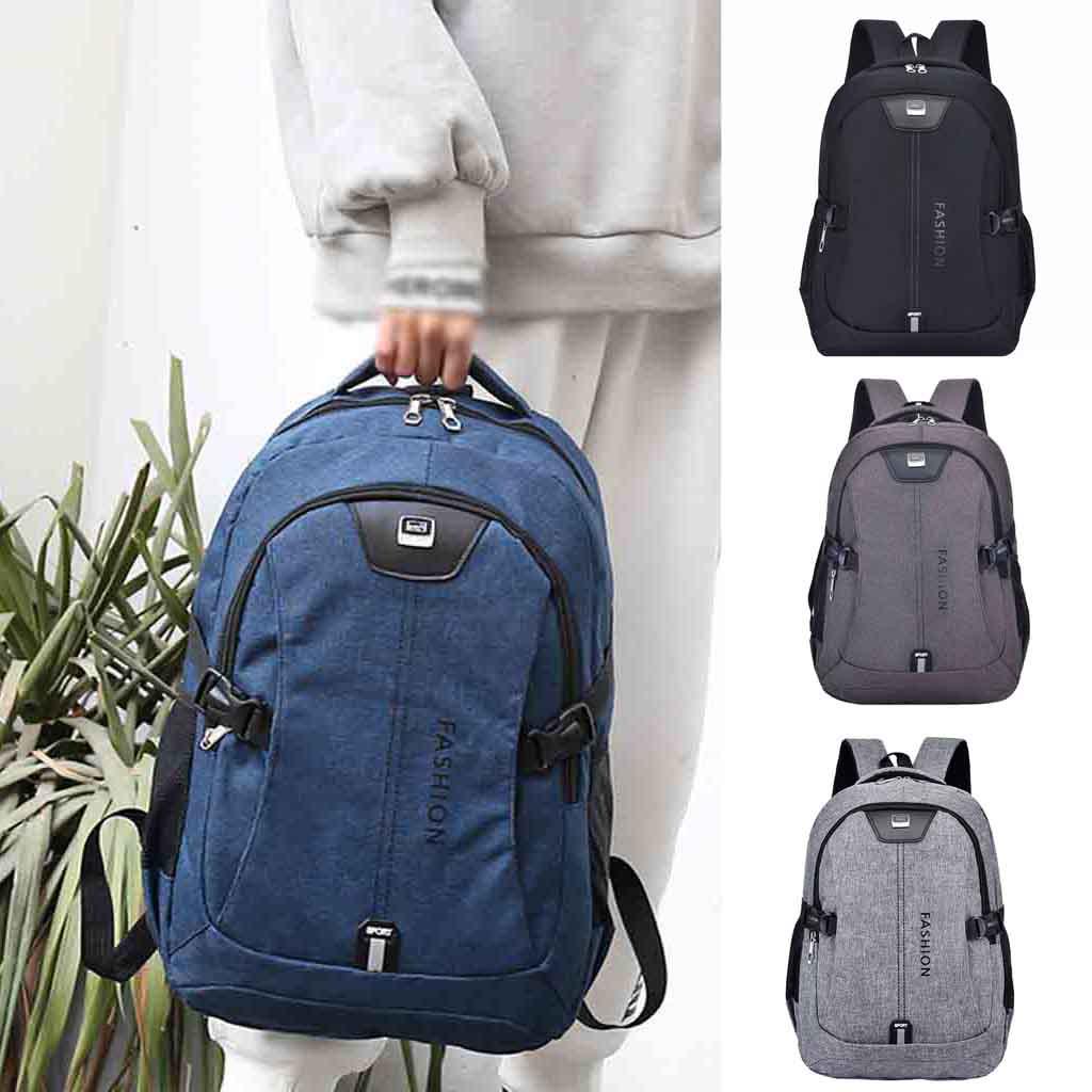 Buy Unisex USB Charging Backpack Large Capacity Travel Business ...