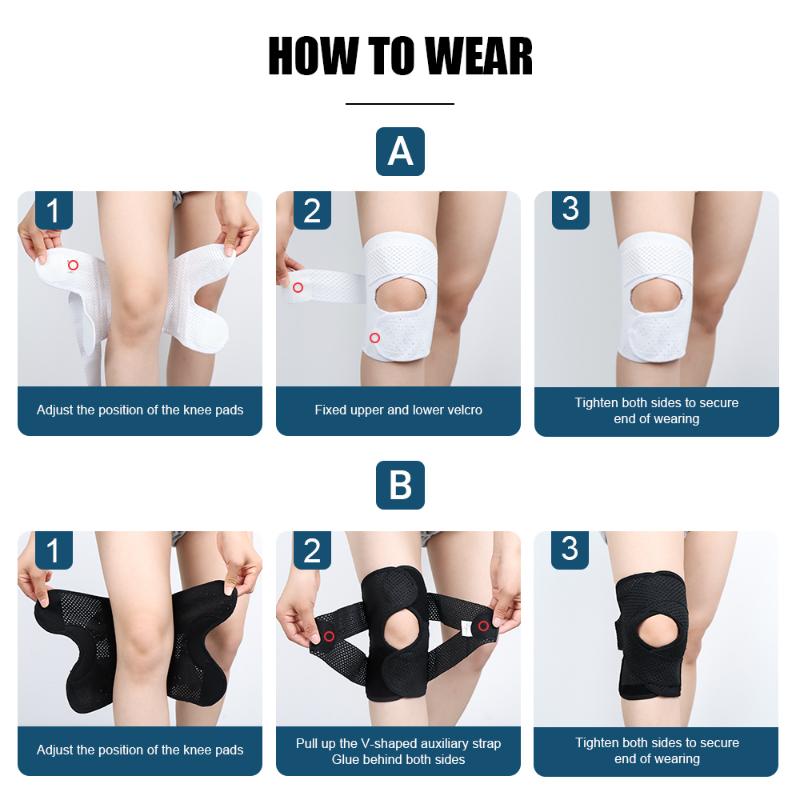Satın alın 1PC Sports Kneepad Men Women Pressurized Elastic Knee Pads ...