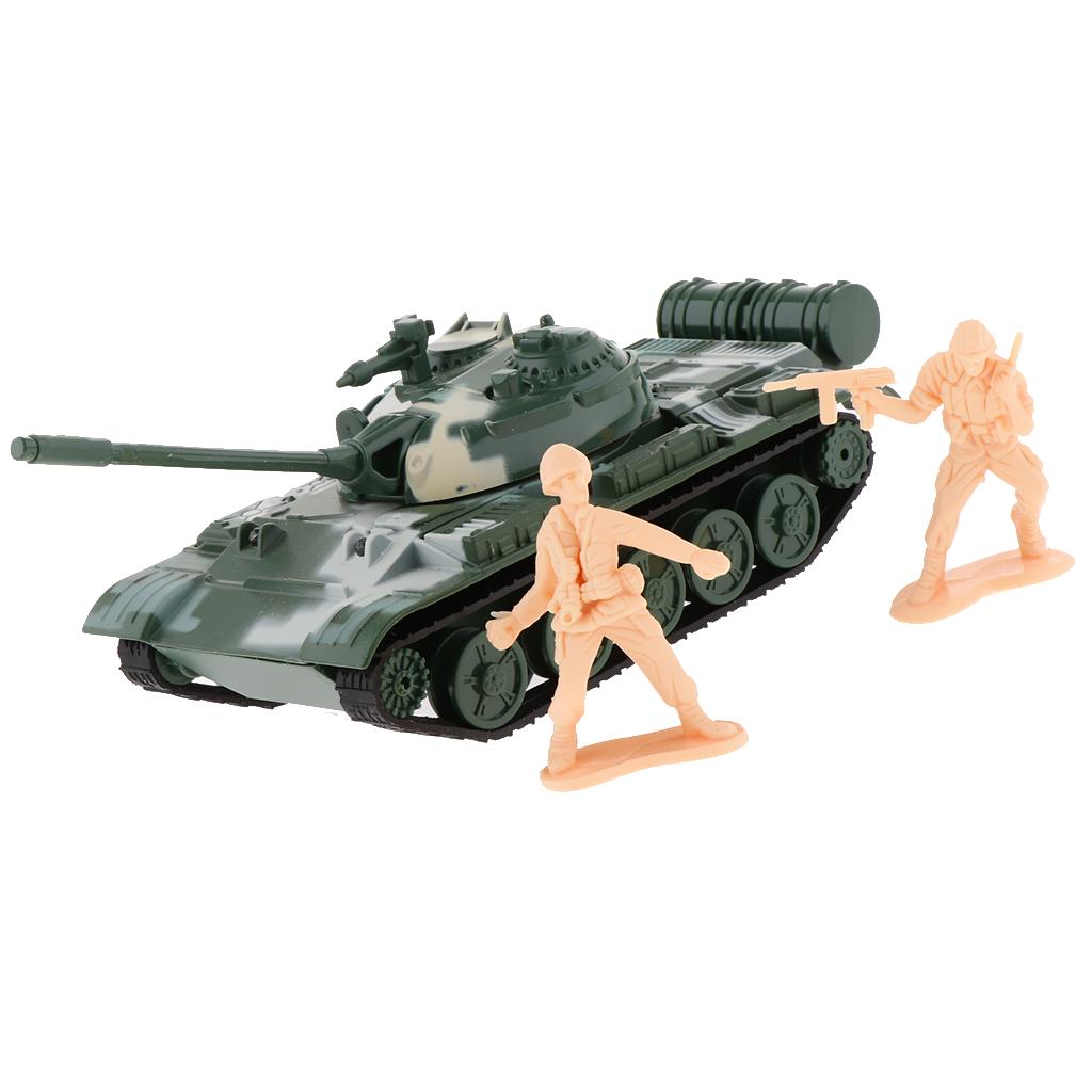 Buy 1:72 Main Battle Tank Model Army Toy Soviet Union T55 Yellow at ...
