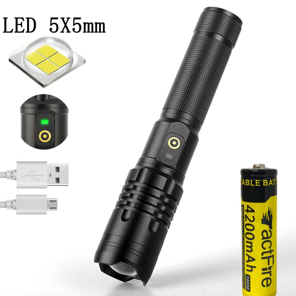 💰Kaufe Portable Flashlight 5 X5MM LED 20W 5V Micro USB Rechargeable ...