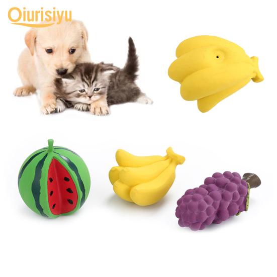 Cute Grape Banana Watermelon Dog Puppy Pet Teeth Grinding Sounder ...