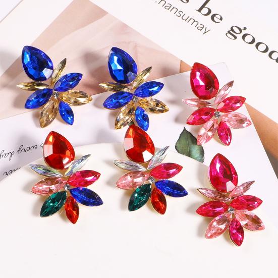 Goedkope 1 Pair Beautiful Delicate Solid Drop Earrings Court-inspired ...