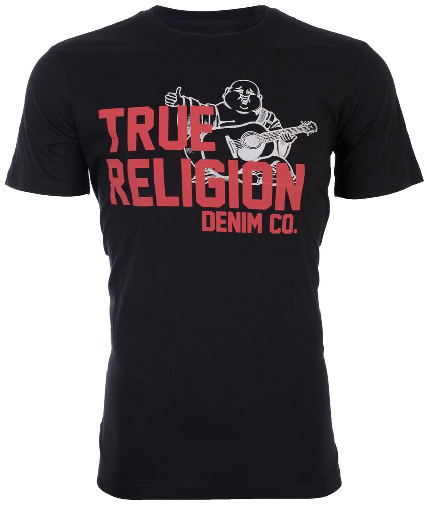 True Religion Buddha Approved Black Red White Designer T-Shirt M-3Xl ...