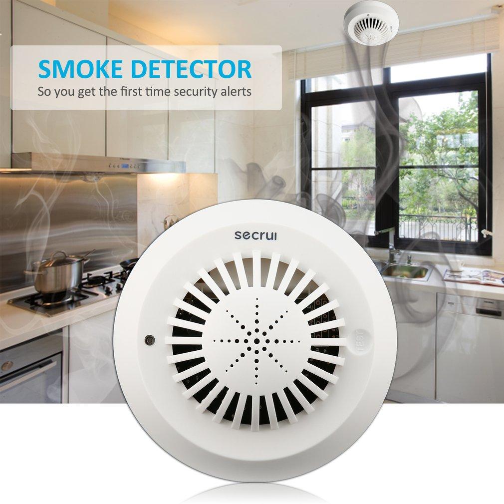 Buy Smoke Detection Alarm Photoelectric Sensor Self-test Function High ...