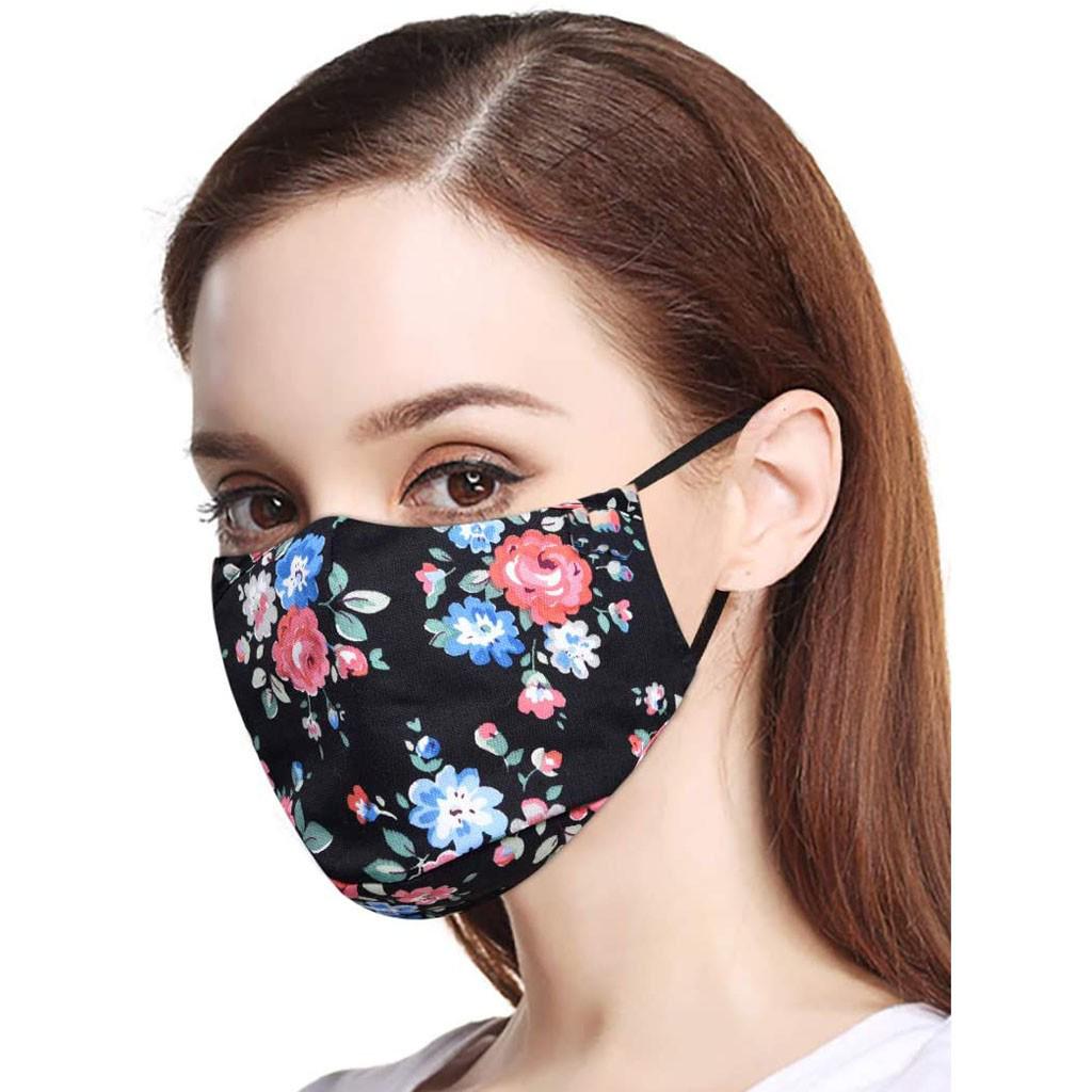 Mouth Face cover Cotton Dust Reusable and Washable Protection Cloth ...