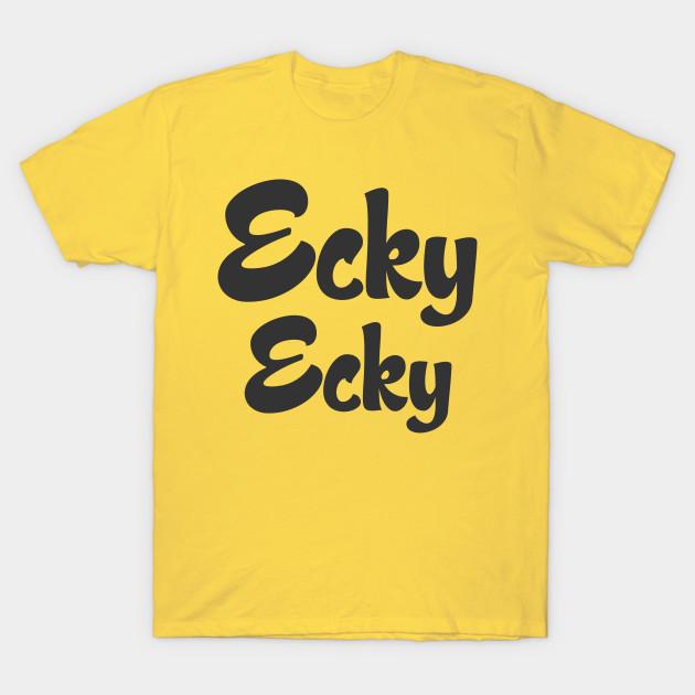 Buy Man T-Shirt 100% Cotton Tees Ecky Ecky Funny Print Short Sleeve ...