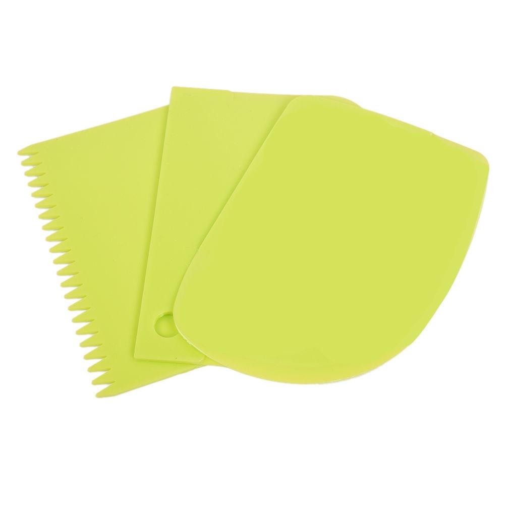 Buy Cake Scrapers 3pcs Pastry Butter Cake Cookie Scraper Cutter Baking ...