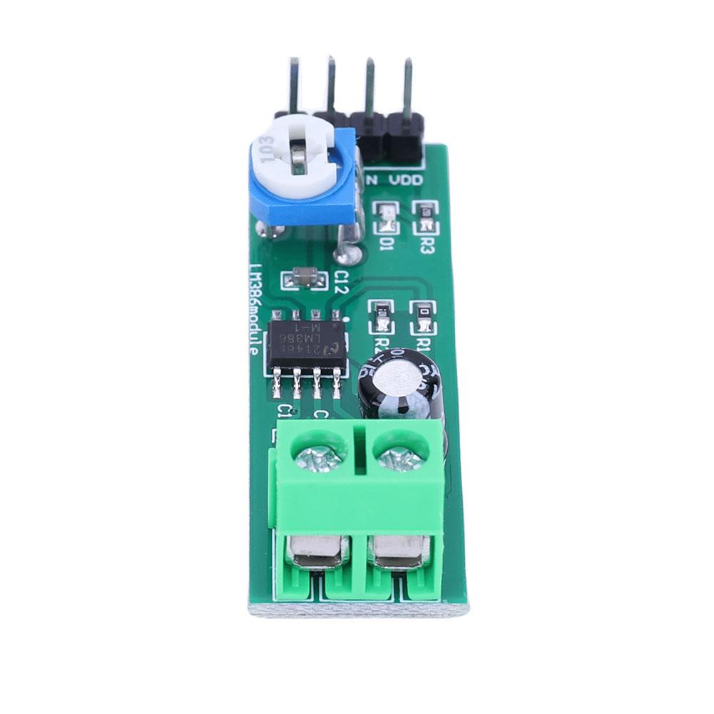 LM386 Audio Power Amplifier Module 5V-12V 200 Times Gain Digital Sound ...