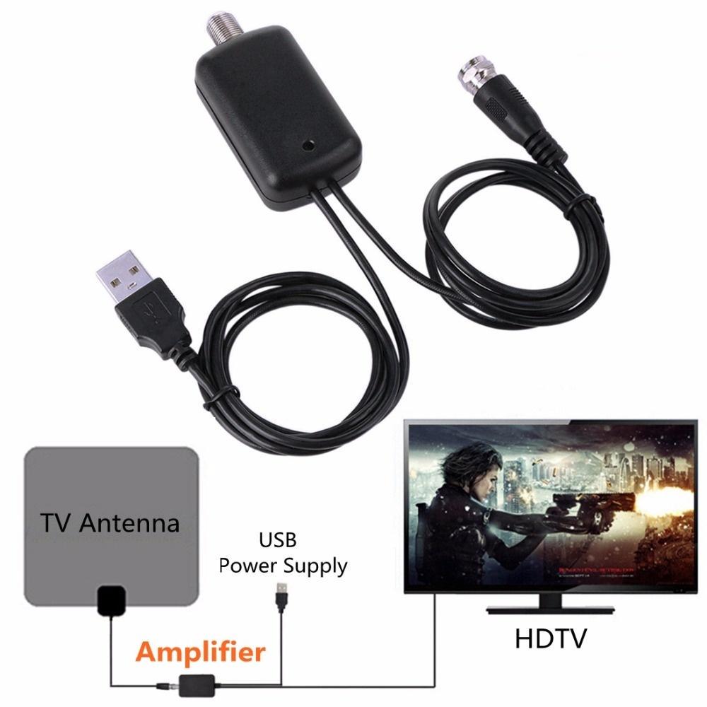 Buy 2019 HDTV Antenna Amplifier Signal Booster TV High Gain Channel ...