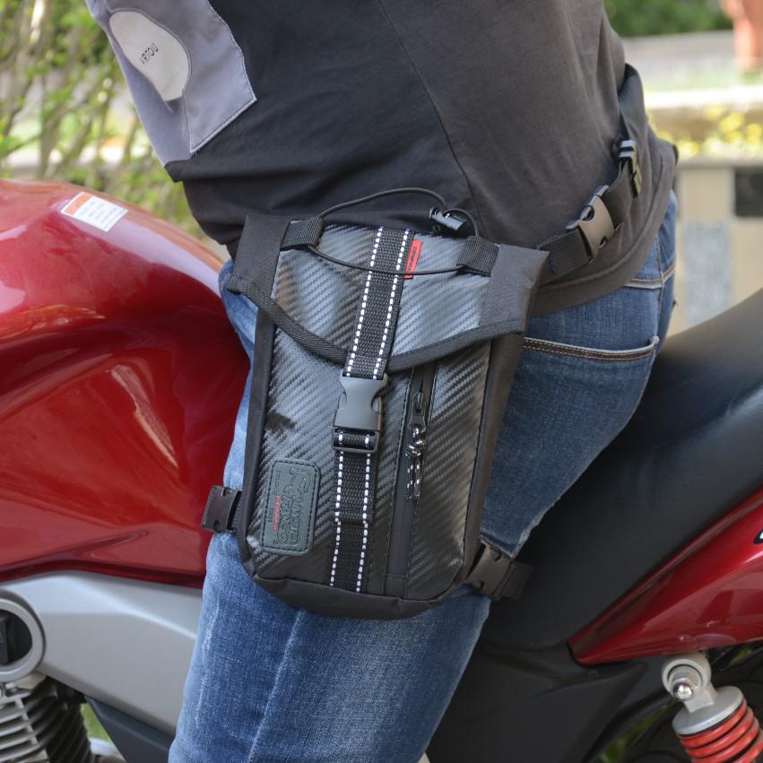 Waterproof Oxford Thigh Drop Waist Leg Bag Male Motorcycle Fanny Pack ...