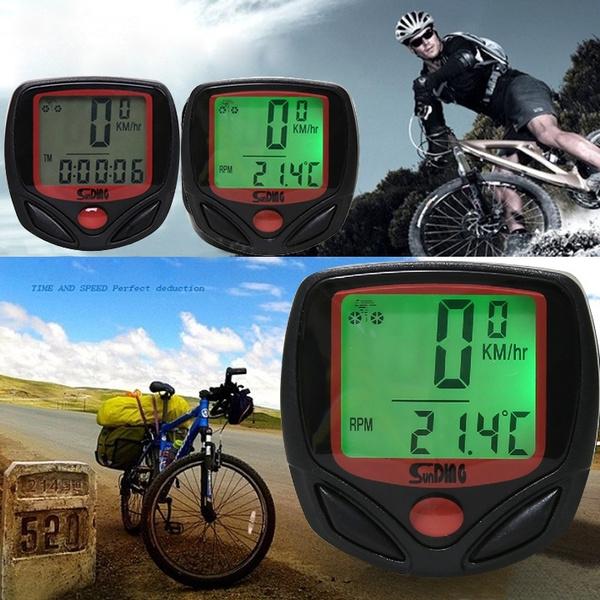 Buy LCD Cycling Bike Bicycle Cycle Computer Odometer Speedometer ...