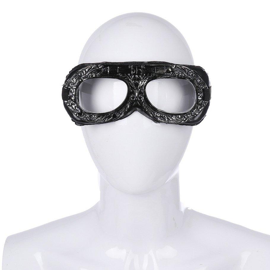 NNEE Leather Goggles Carnival Hat Accessories Steampunk Aviator Goggles ...