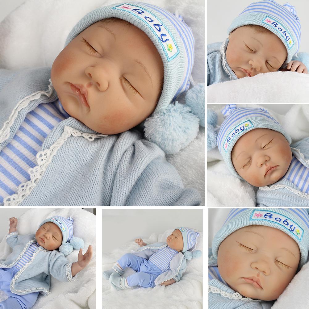 55cm Fashion Baby Simulation Doll Reborn Dolls Bedtime Early Education ...