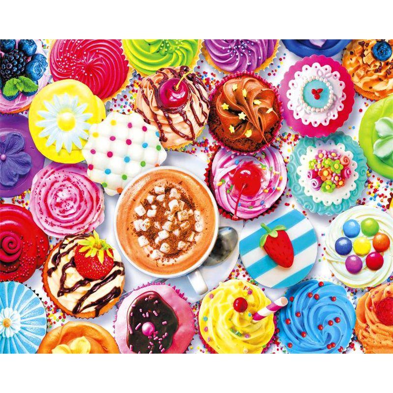 Buy LCOZX 5 D Diamond Painting Donuts Candy Sweets Full Screen Set ...