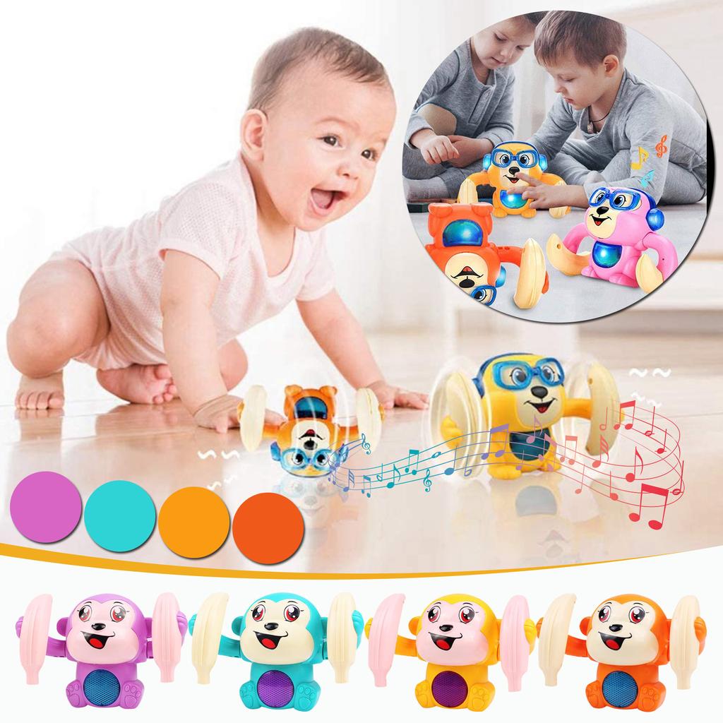 Buy Electric Flipping Dancing Toy Rolling Monkey, Voice Control , Funny ...