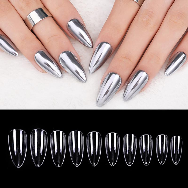 Buy 500Pcs/Box Clear Professional Long Nails Nail Tips Full Cover ...