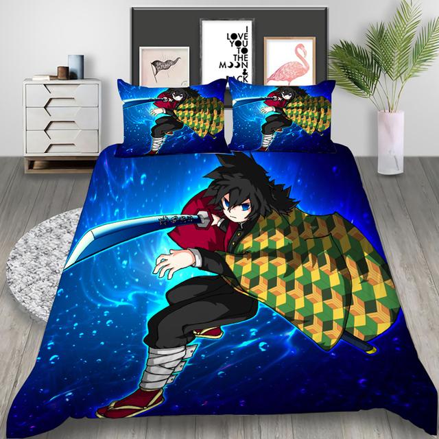 Buy Anime Demon Slayer 3d Printed Kamado Nezuko Bedding Set Duvet ...