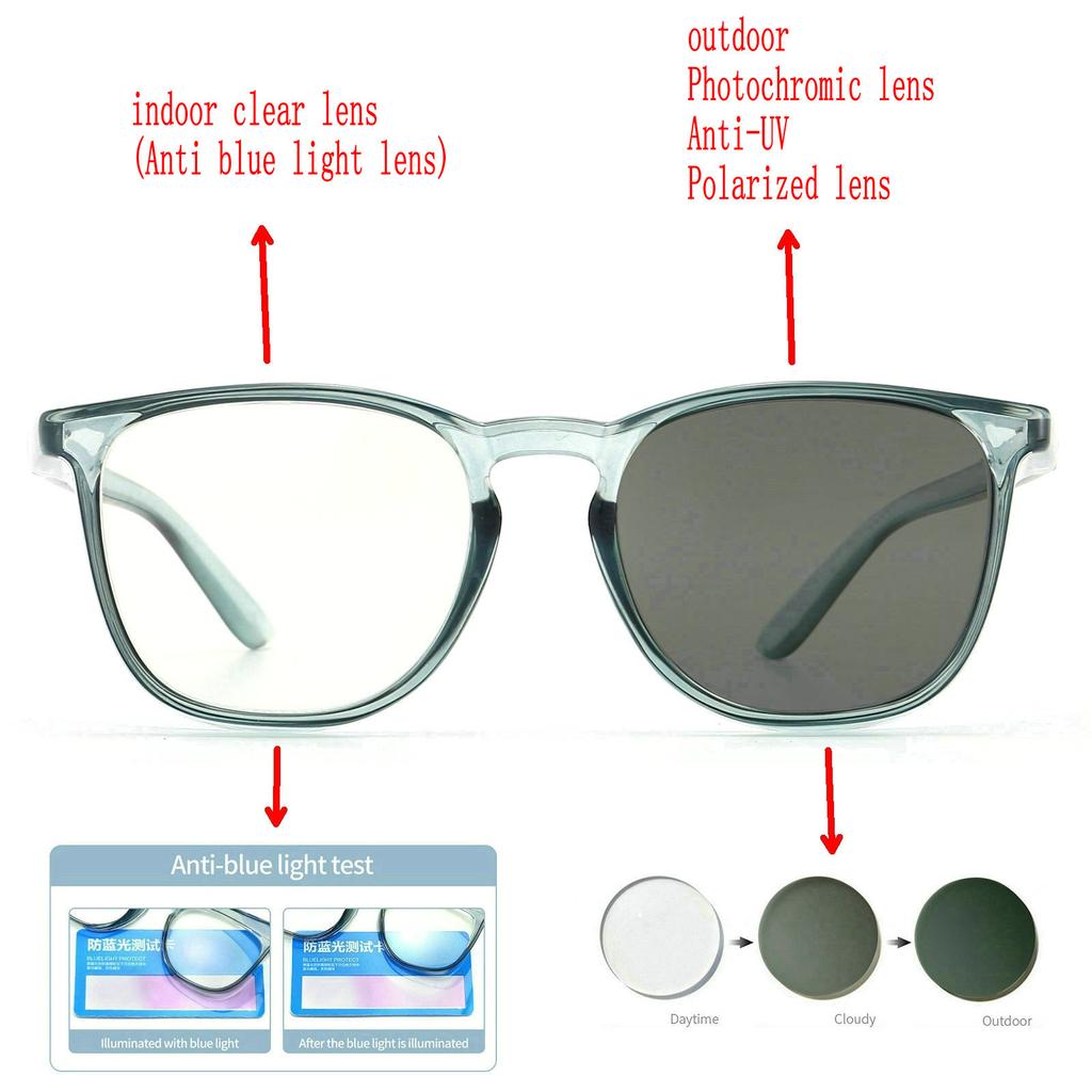 Buy Protective Eyewear Safety Goggles Polarized/Photochromic Blue Light ...